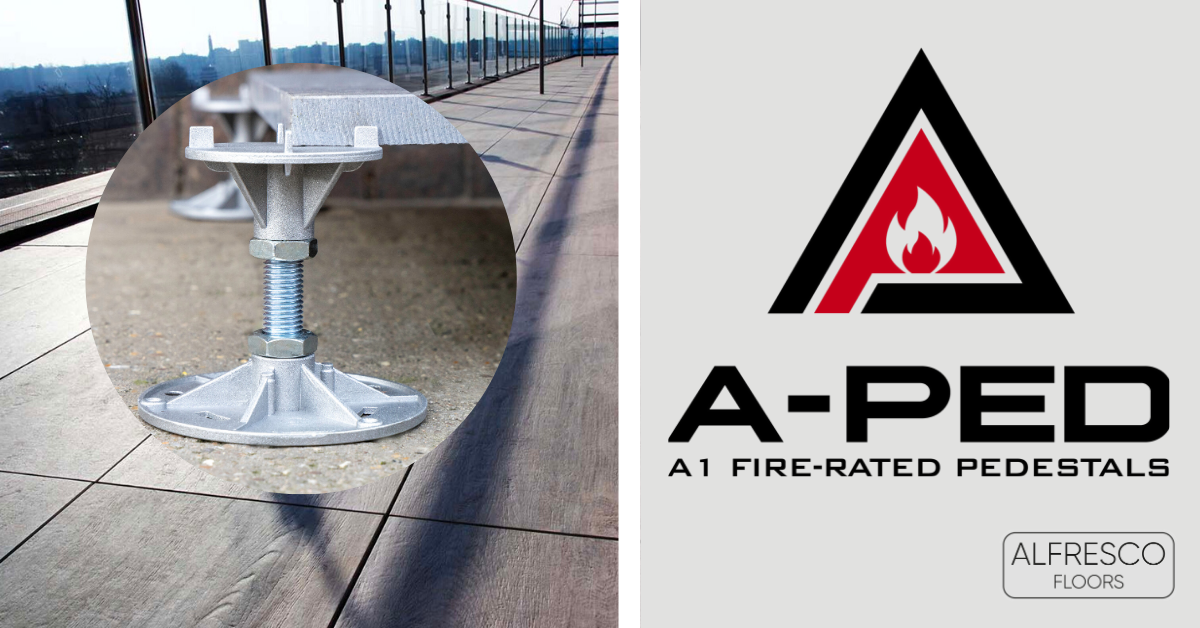 A-PED A1 Fire-Rated Adjustable Pedestals - Alfresco Floors